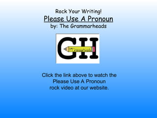 PronounslideShowPowerPointLesson-1.pptpp | PPT