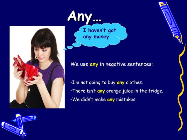 Pronouns some, any, every | PPT