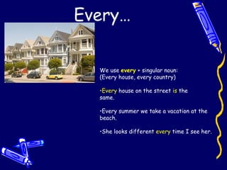 Pronouns some, any, every | PPT