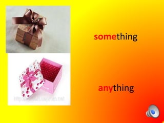 Pronouns somebody and something | PPSX