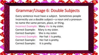 Pronouns Unit 6 | PPT