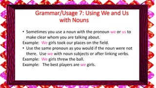 Pronouns Unit 6 | PPT
