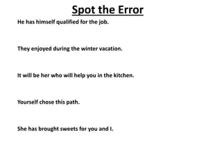 Tips on Using Pronouns | PPTX