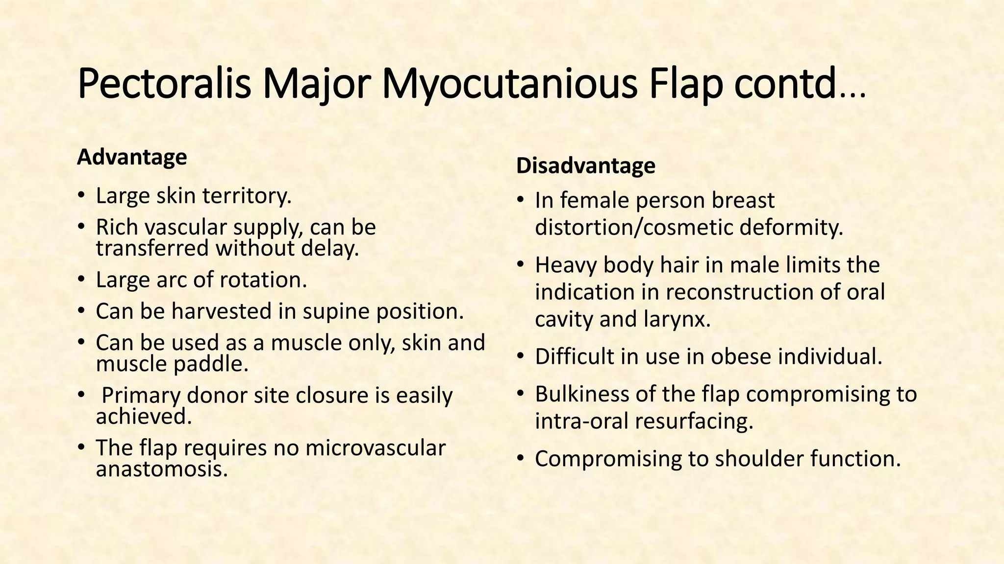 Case Presentation On Reconstruction With Pectoralis Major Myocutanious ...