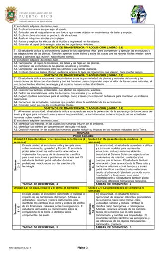 Prontuario ciencias 3g | DOCX