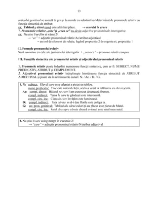 Pronumele | PDF