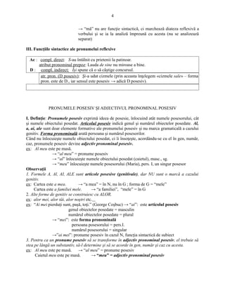 Pronumele | PDF