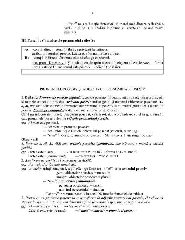 Pronumele | PDF