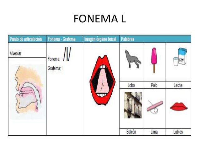 Pronunciación de fonemas 2