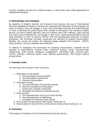 Pronunciación inglesa i | PDF