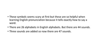 Pronunciation | PPTX