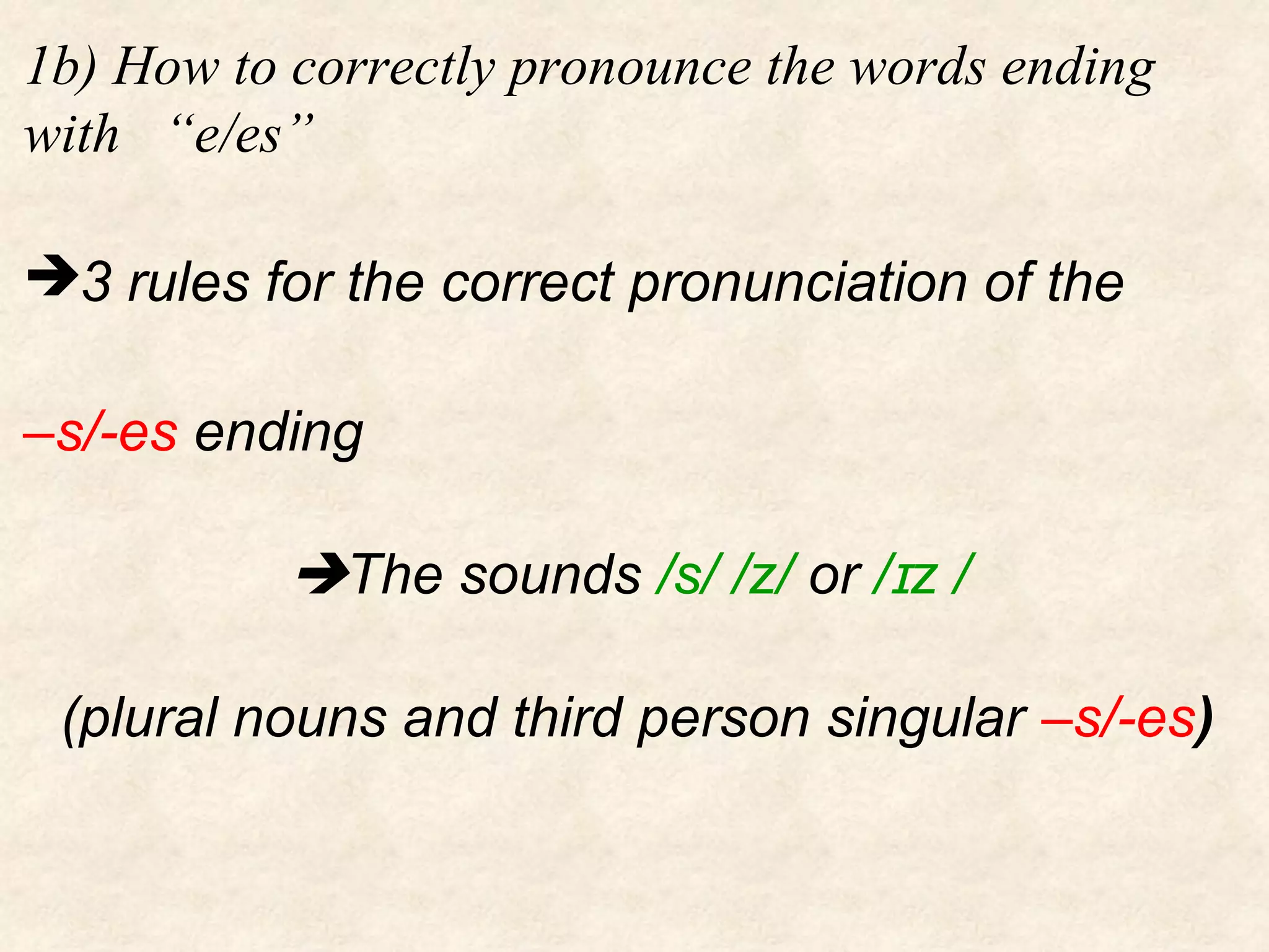 English Pronunciation | PPT