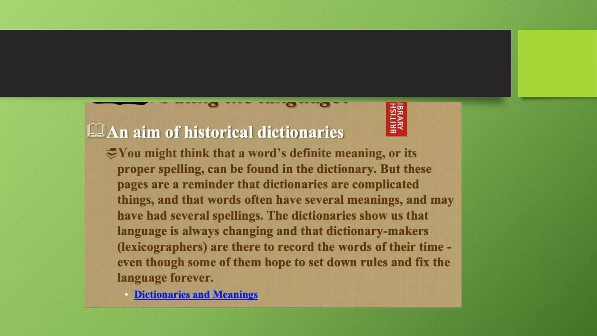 Pronunciation and philippine dictionaries (philippine lexicography) | PPT