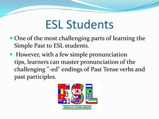 Pronunciation ed | PPTX