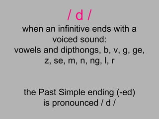 Pronunciation ed | PPT