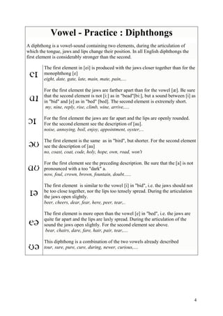 Pronunciation exercises | PDF