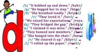 Pronunciation final ed sounds ppt | PPT