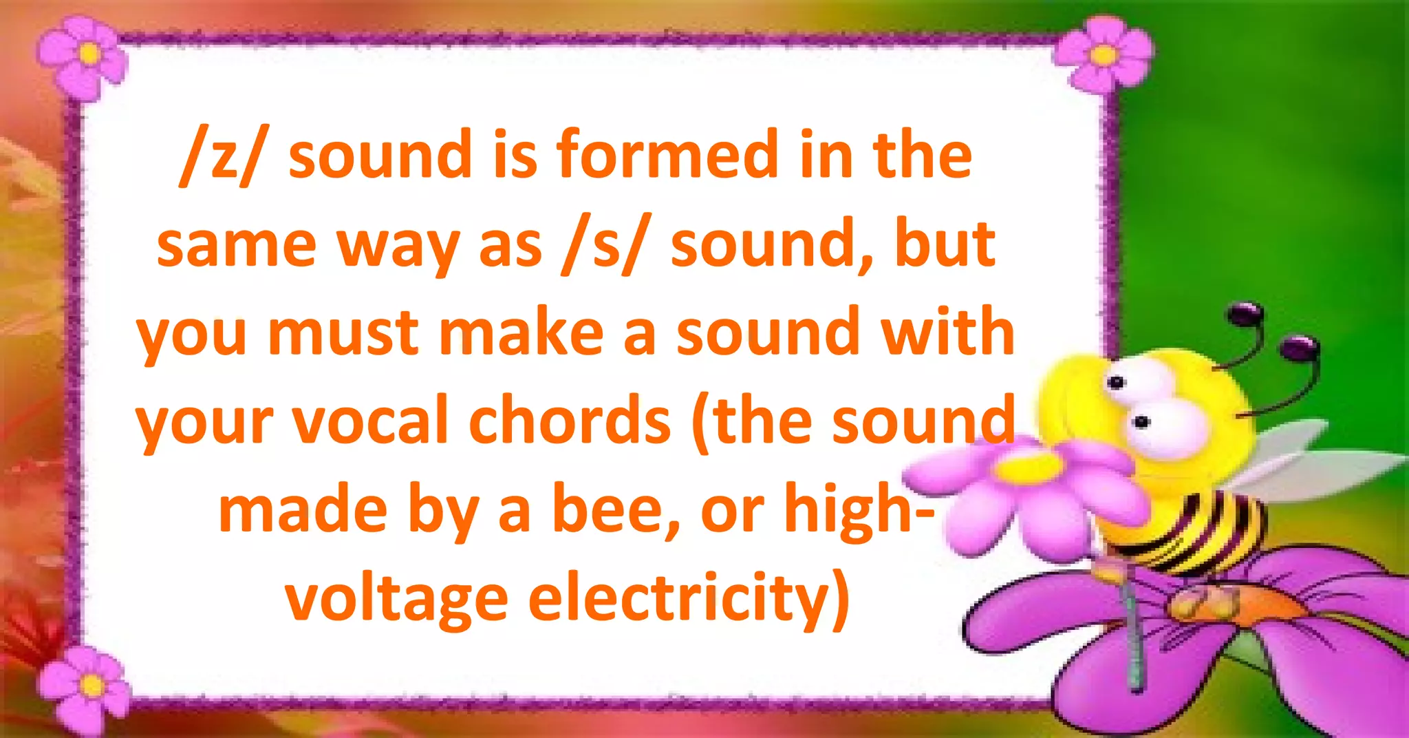 Pronunciation final s sounds ppt | PPT