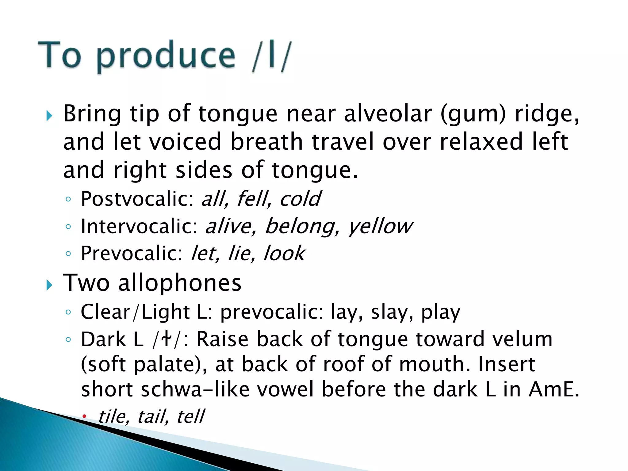 English Pronunciation for Chinese and Vietnamese Speakers | PPTX