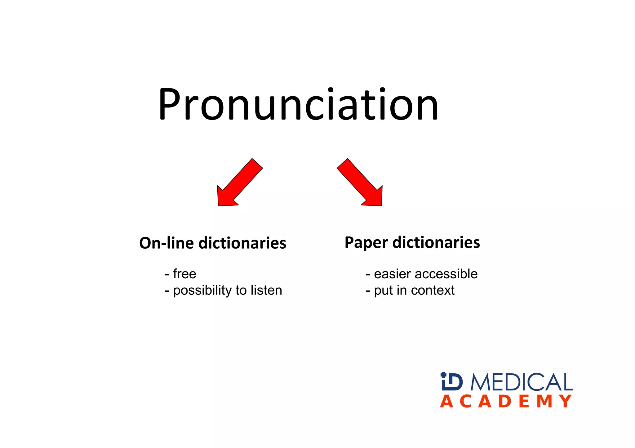 Pronunciation For Medical English | PDF