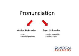 Pronunciation For Medical English | PDF