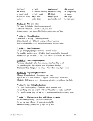 Pronunciation guide and drills | PDF