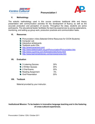 Advanced Pronunciation ap 3 | PDF