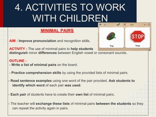 Pronunciation in primary school english classes | PDF