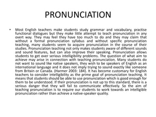 Pronunciation | PPTX