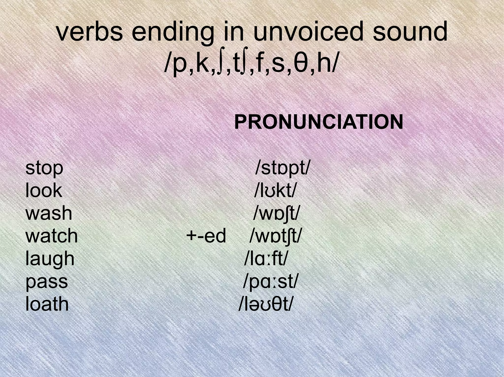 Pronunciation Of Ed | ODP