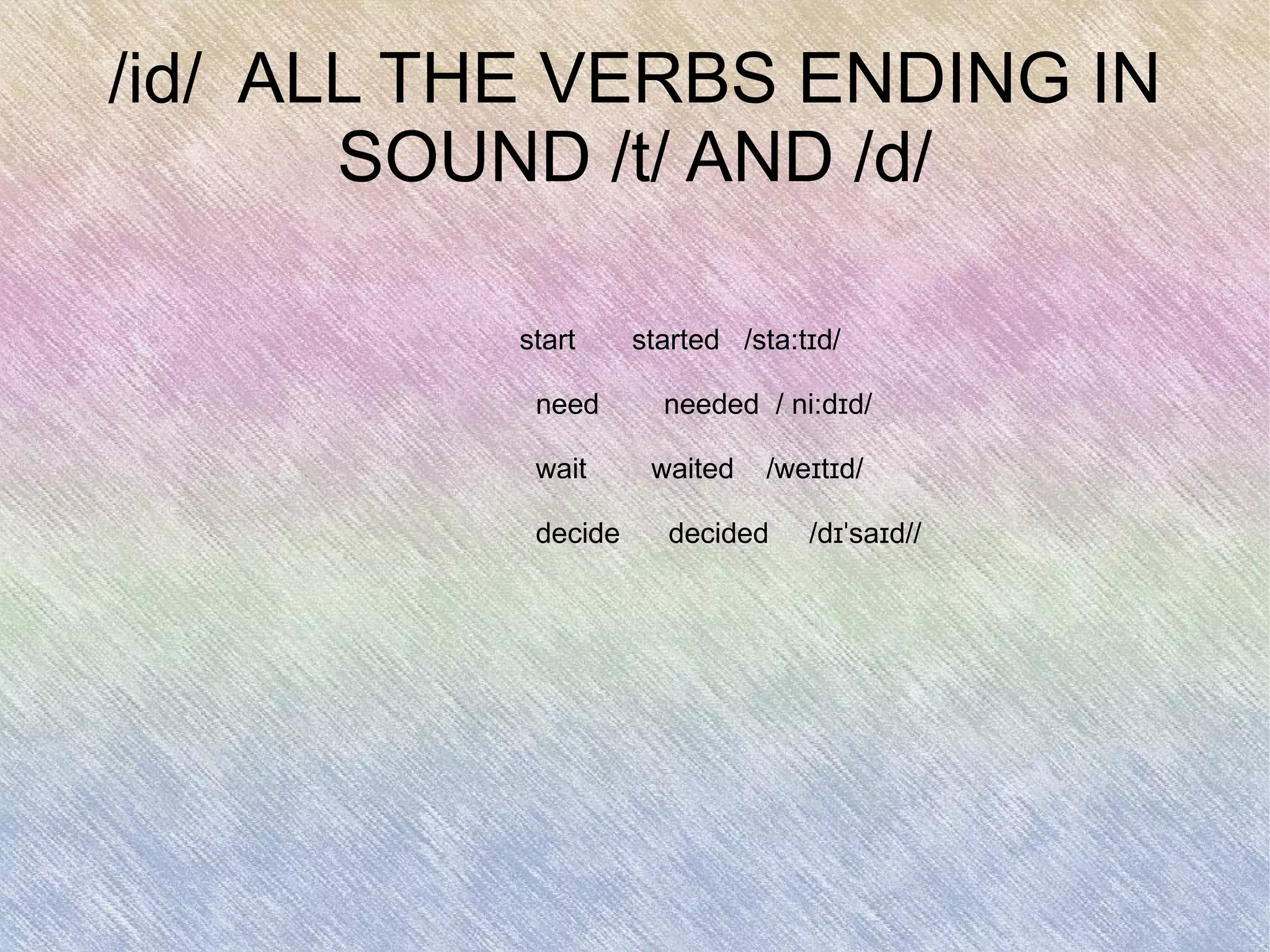 Pronunciation Of Ed | ODP