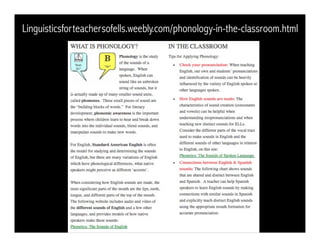 Pronunciation and Phonics for Children | PDF