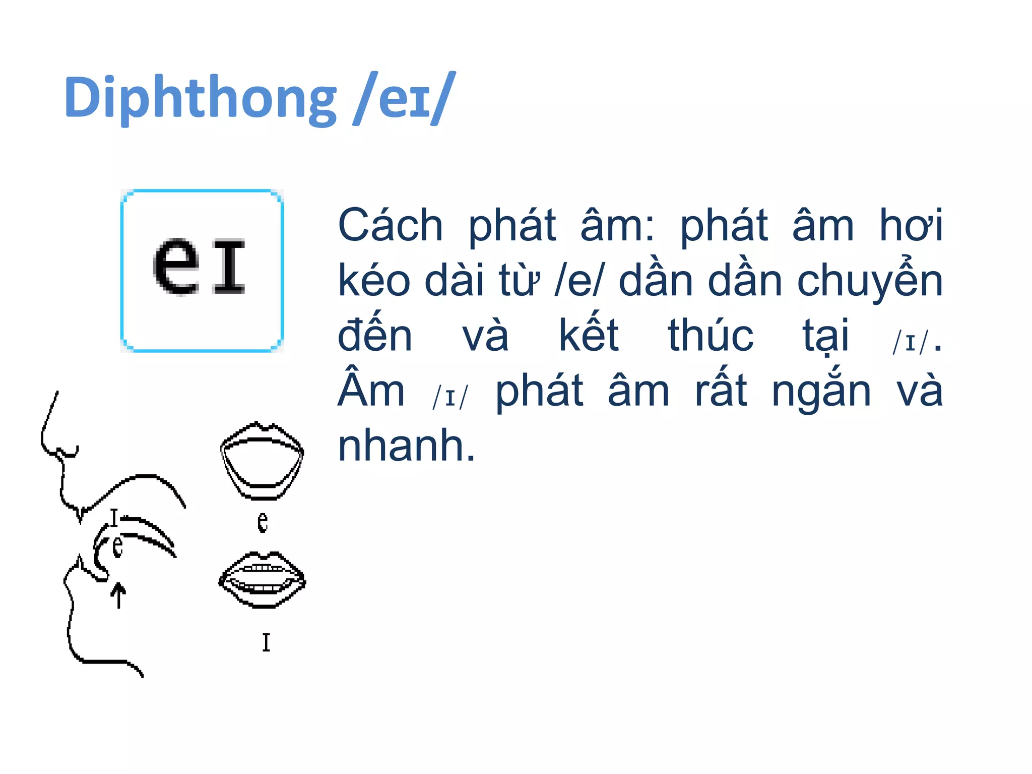 Luyện phát âm- Nguyên âm đôi (Diphthong) | PPTX