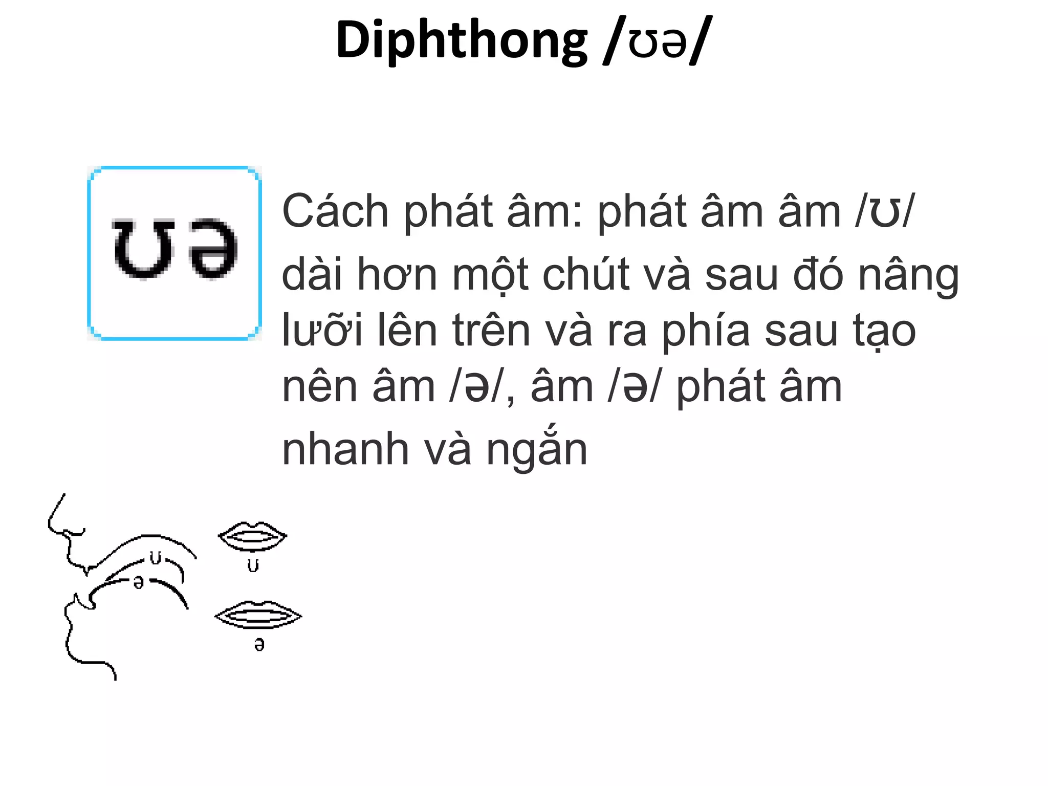 Luyện phát âm- Nguyên âm đôi (Diphthong) | PPTX