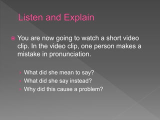 Solving Pronunciation Problems for Chinese ESL Learners | PPTX