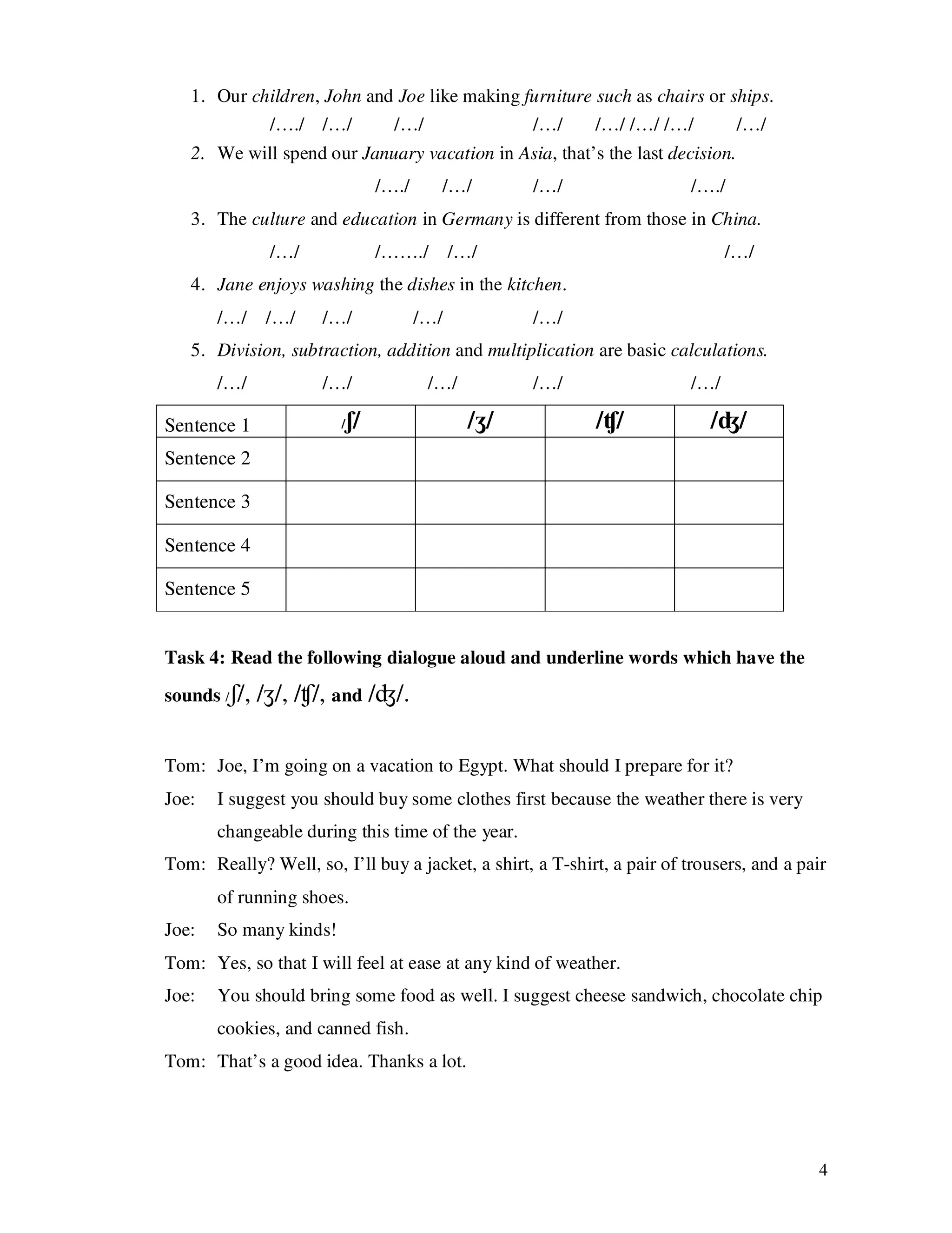 Pronunciation project | PDF