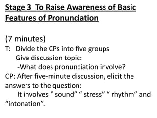 Pronunciation Session | PPT
