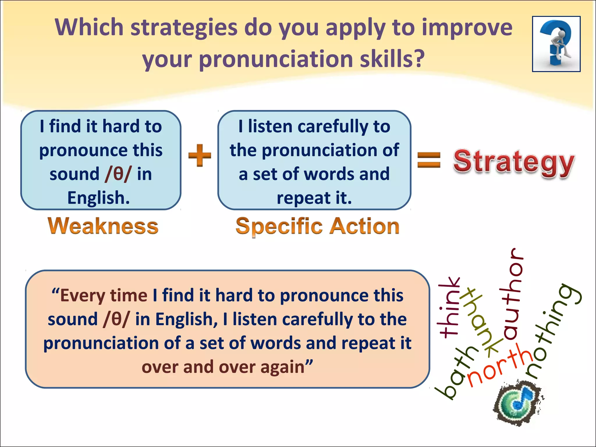 Pronunciation strategies | PPT | Free Download