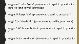 Pronunciation (Vowel) | PPT