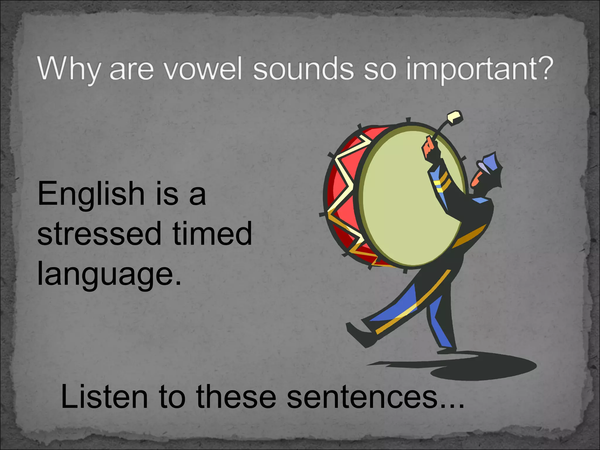 Vowels and Stress in English | PPT