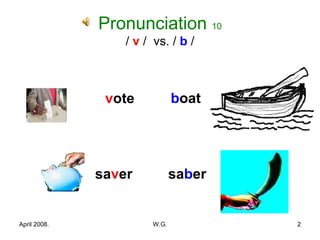 Pronun U10.V B. | PPT