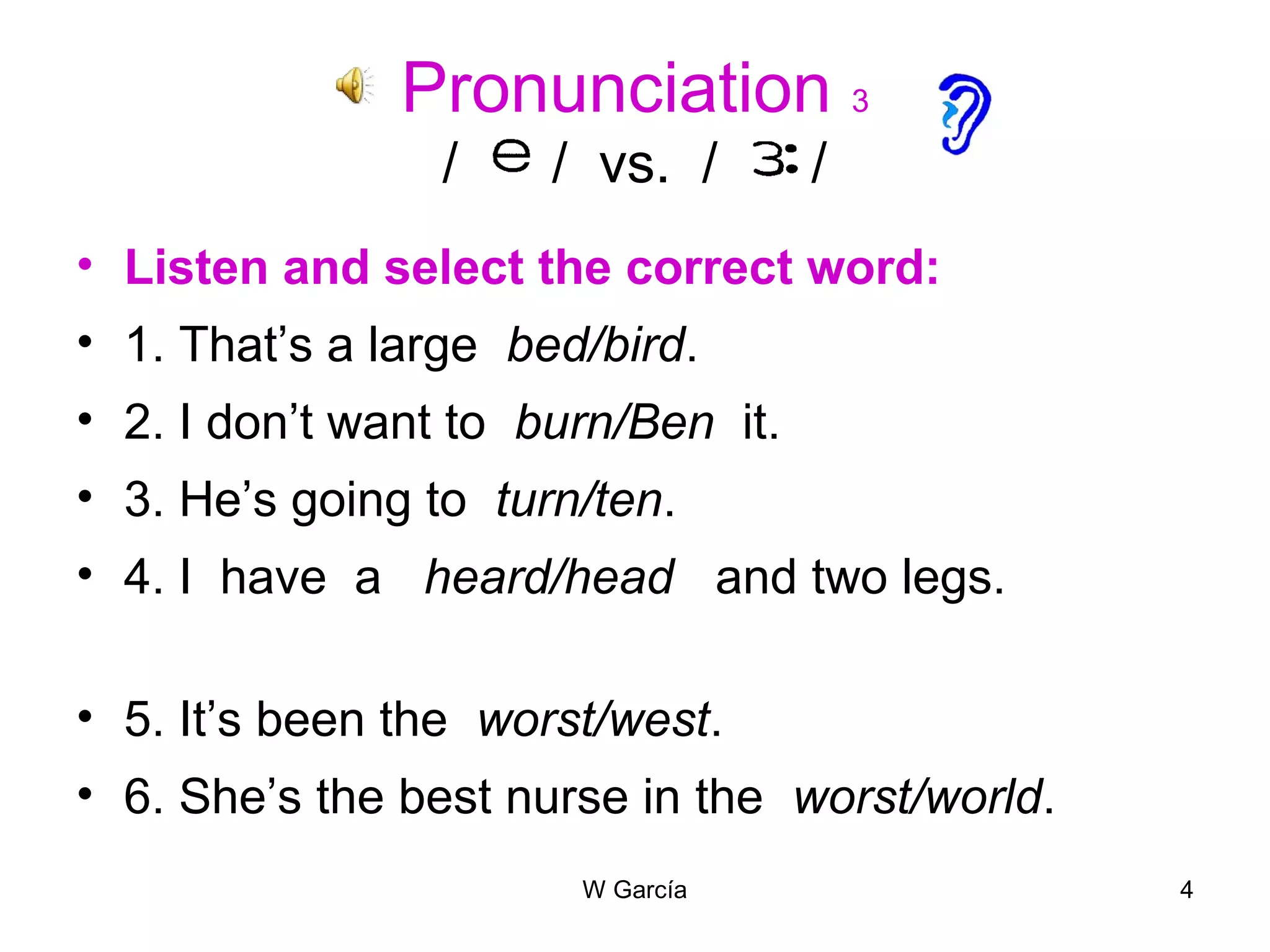 Pronun u3.e e. | PPT