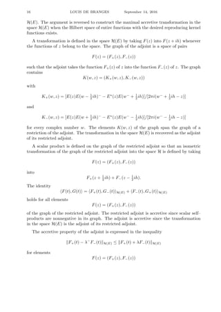 A PROOF OF THE RIEMANN HYPOTHESIS - Louis de Branges | PDF