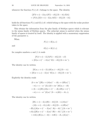 A PROOF OF THE RIEMANN HYPOTHESIS - Louis de Branges | PDF