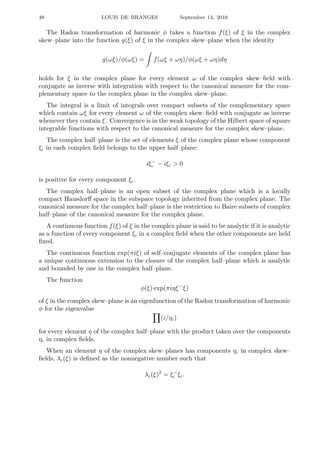 A PROOF OF THE RIEMANN HYPOTHESIS - Louis de Branges | PDF
