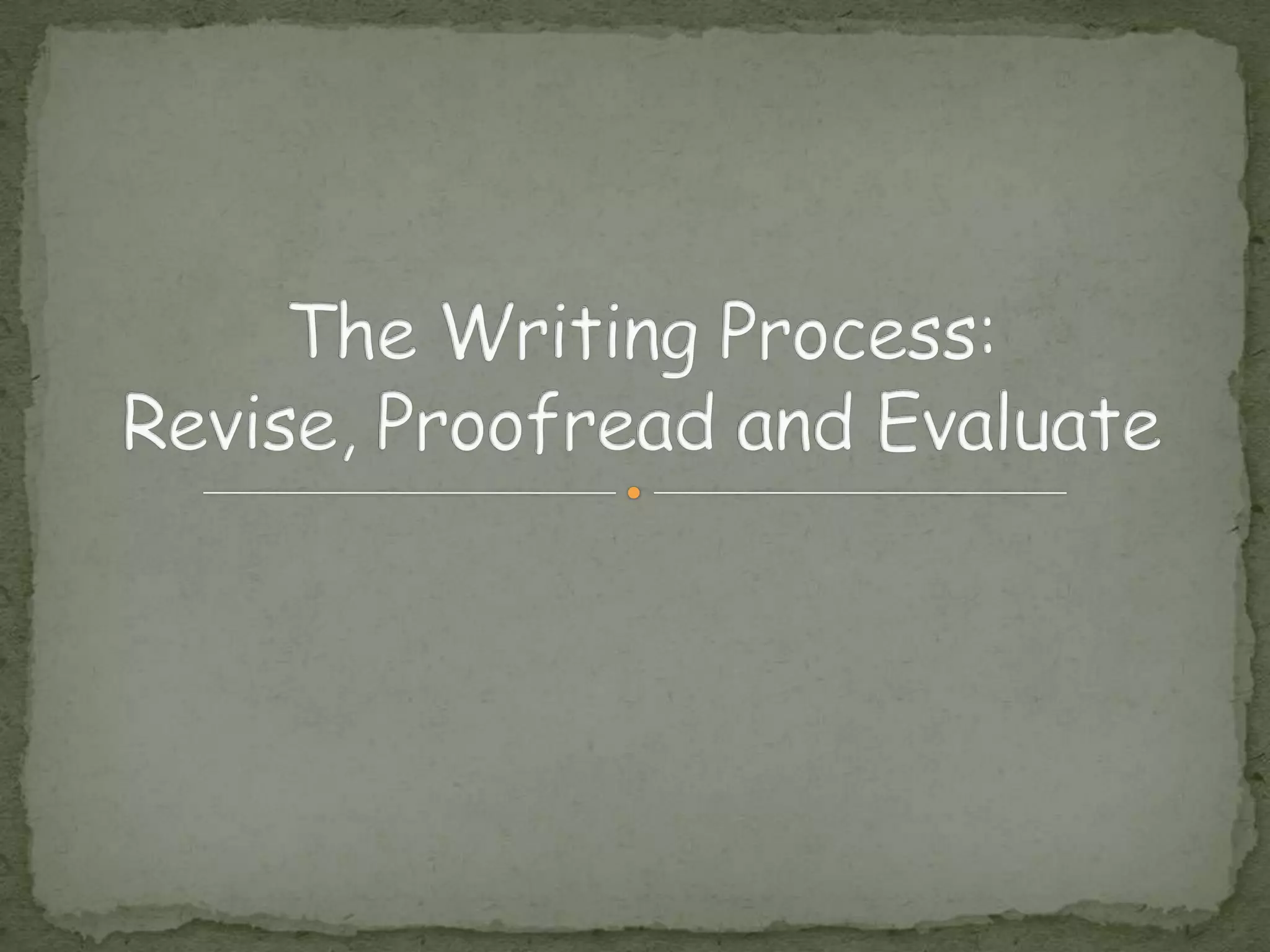 Proofreading | PPTX