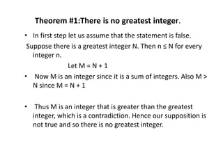 Proof by contradiction | PPTX
