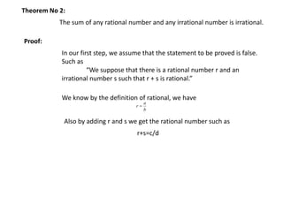 Proof by contradiction | PPTX