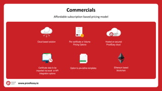 Blockchain Based e-Certificate In Education | PPTX