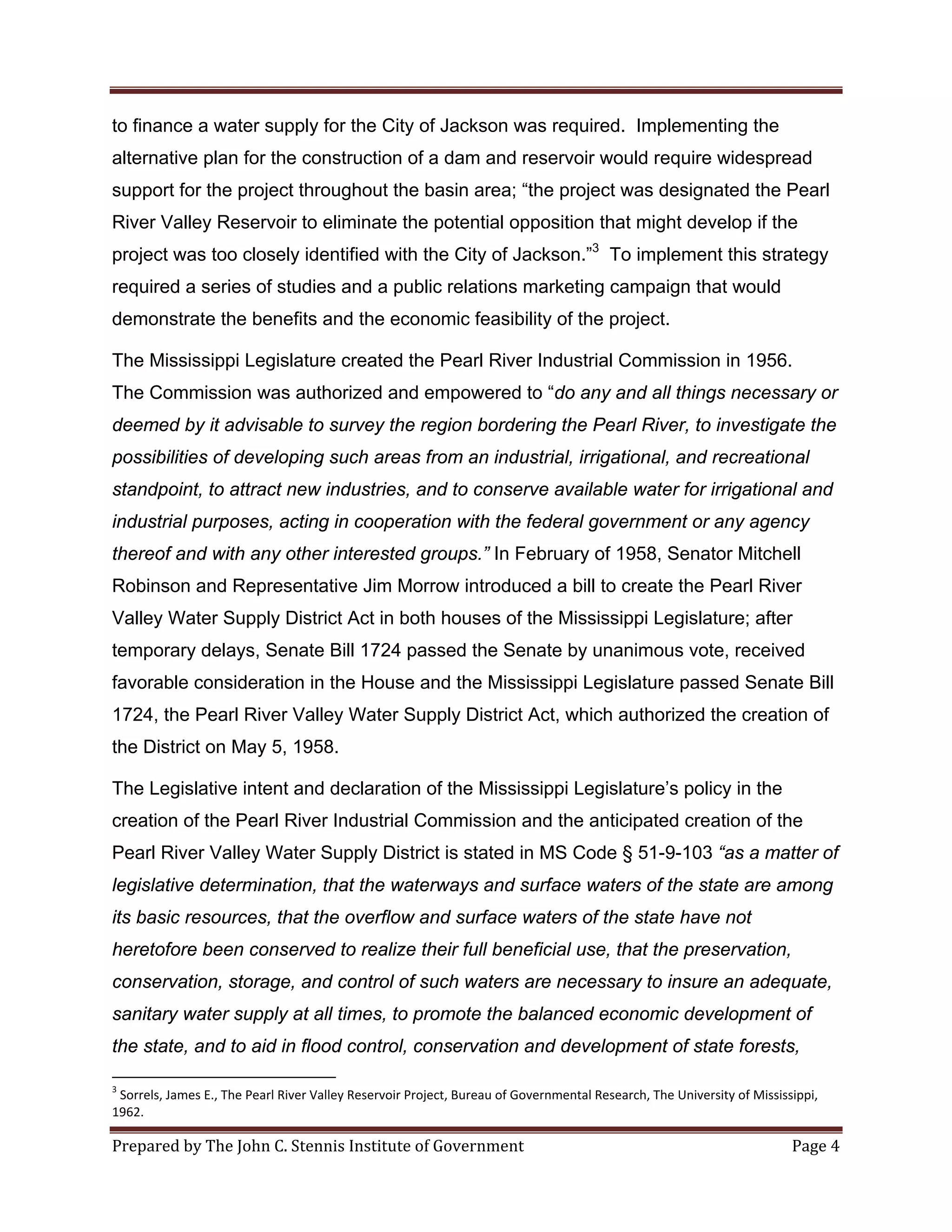 Proofed final copy pearl river valley water supply district | PDF